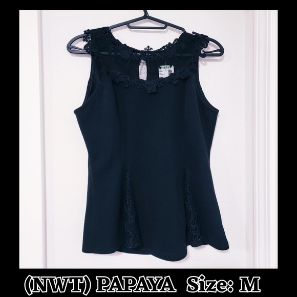 Papaya | Tops | Nwt Papayasizem Peplum Top | Poshmark